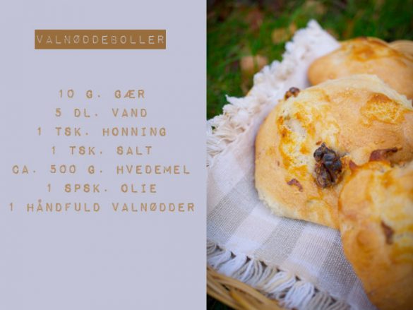 Koldhævede boller med valnødder – Hjemmebagte boller – The Food Club