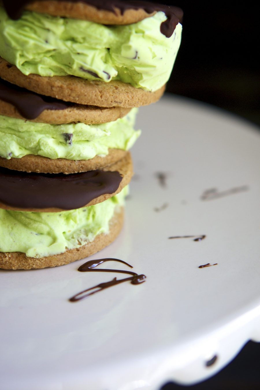 Is med pebermyntesmag – Choko-mint issandwich – The Food Club